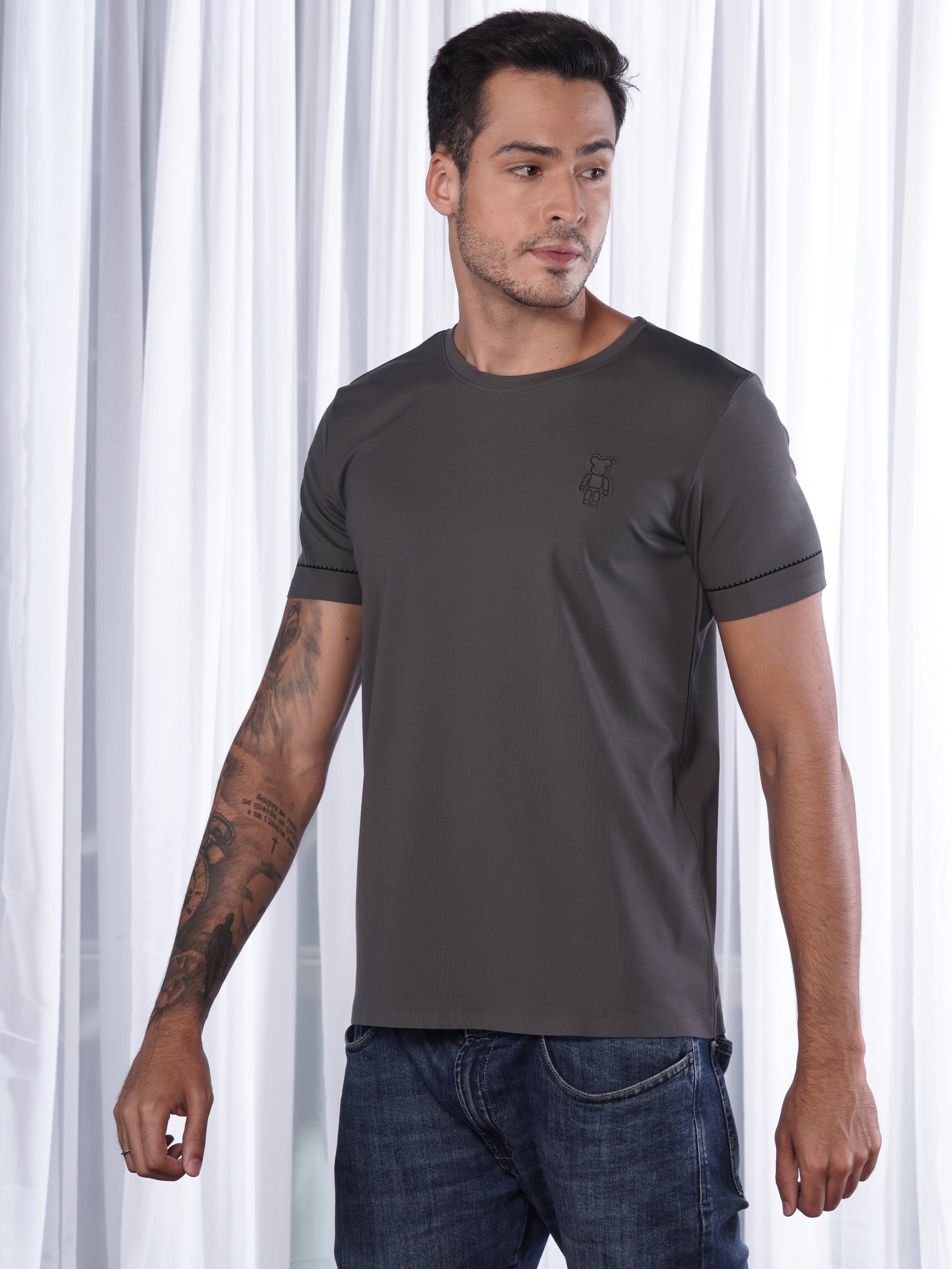 Seamless Crew Neck T-Shirt – Bluence